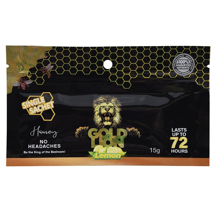 Gold Lion Lemon Honey Display of 24 – LifestyleDistributing.com
