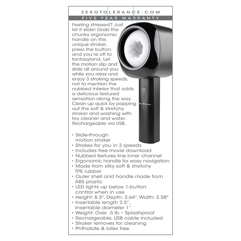 Zero Tolerance Let it Slide – LifestyleDistributing.com