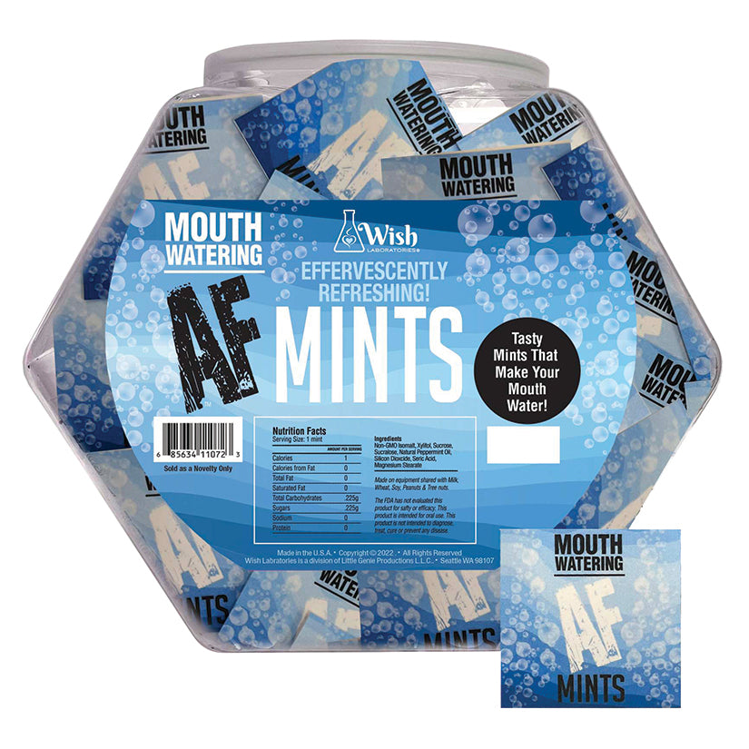 Mouthwatering AF Mints Fishbowl of 100 – LifestyleDistributing.com