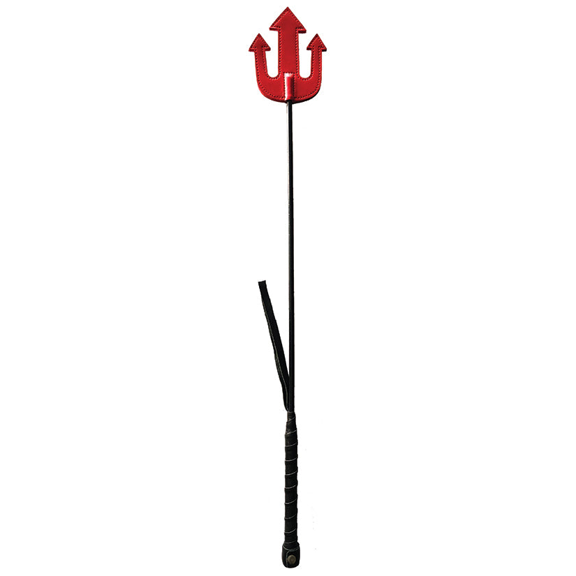 Leather Devil Riding Crop-Red – LifestyleDistributing.com